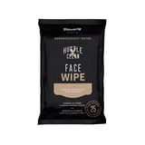 Hustle Clean, Unscented, Adult Face Wipes, 25 Count, Dual Texture for ...