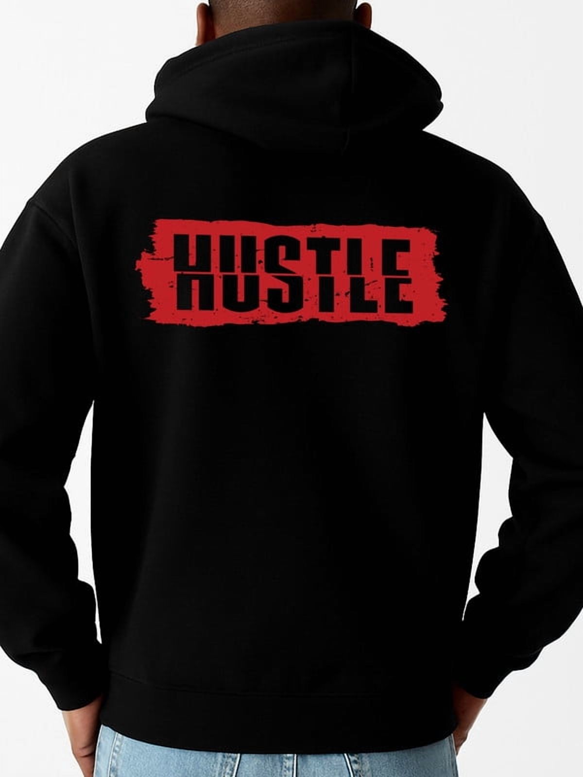 Hustle Hoodie funny hoodies funny humor men's sweater hoodie black ...