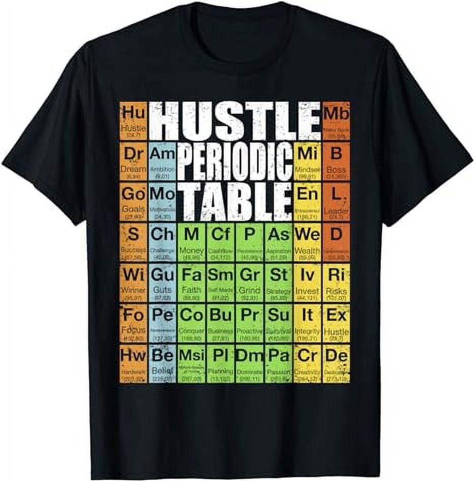 Hustle Periodic Table T-Shirt - Walmart.com