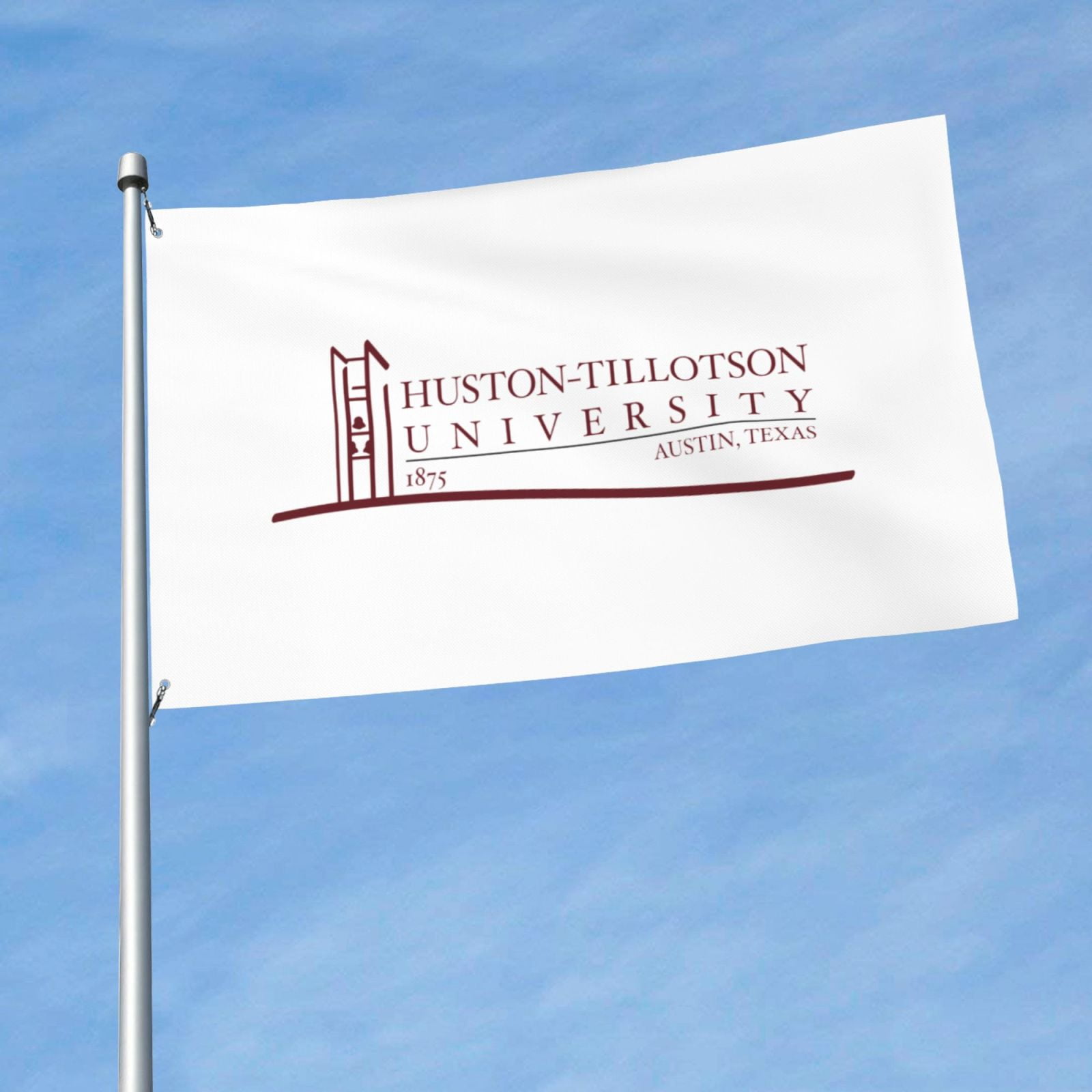 Huston Tillotson University Logo Flag 3x5 Outdoor ,Sewn Stripes ...