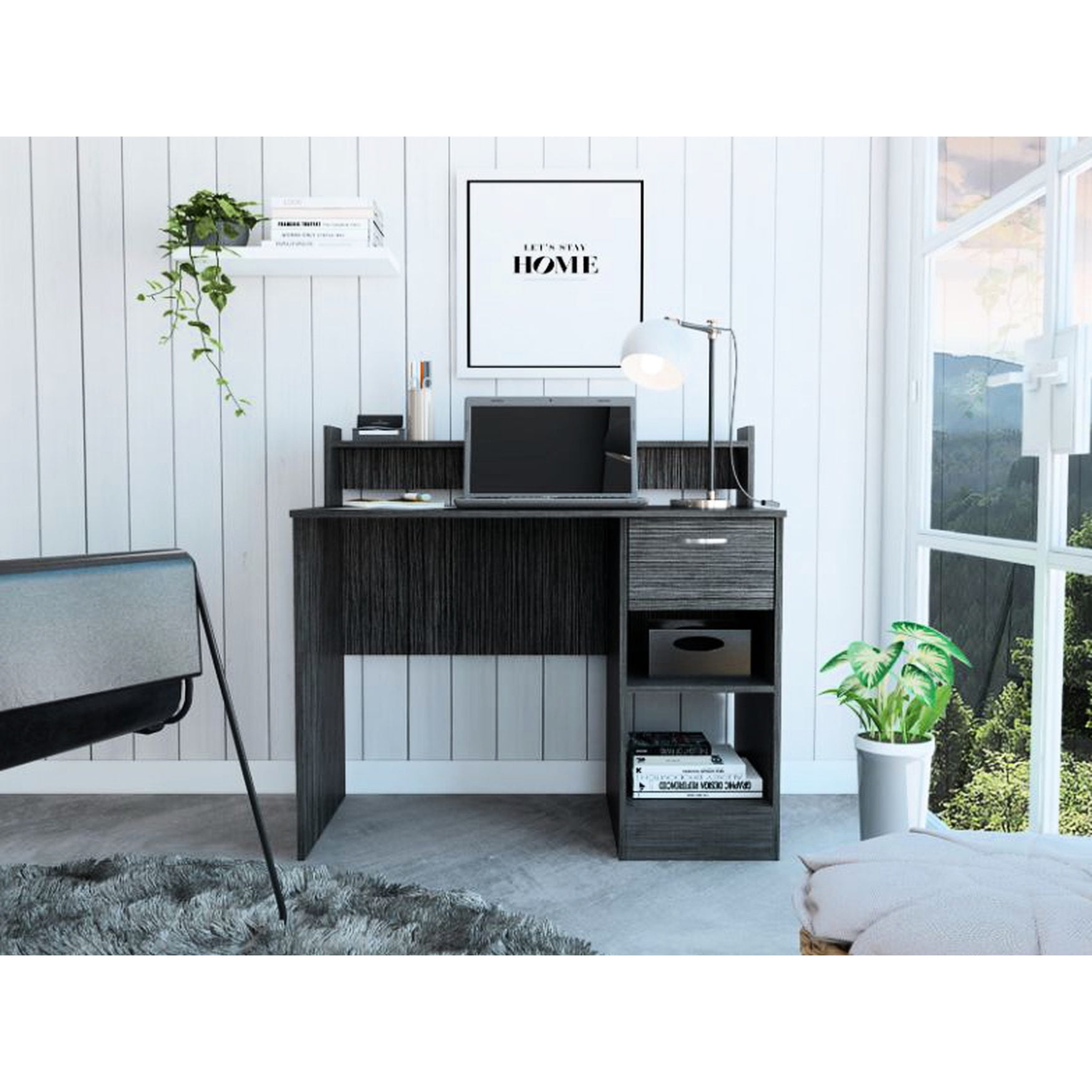 Hutch on Top - Display Cards and Frames - Work or Study Area - Well ...