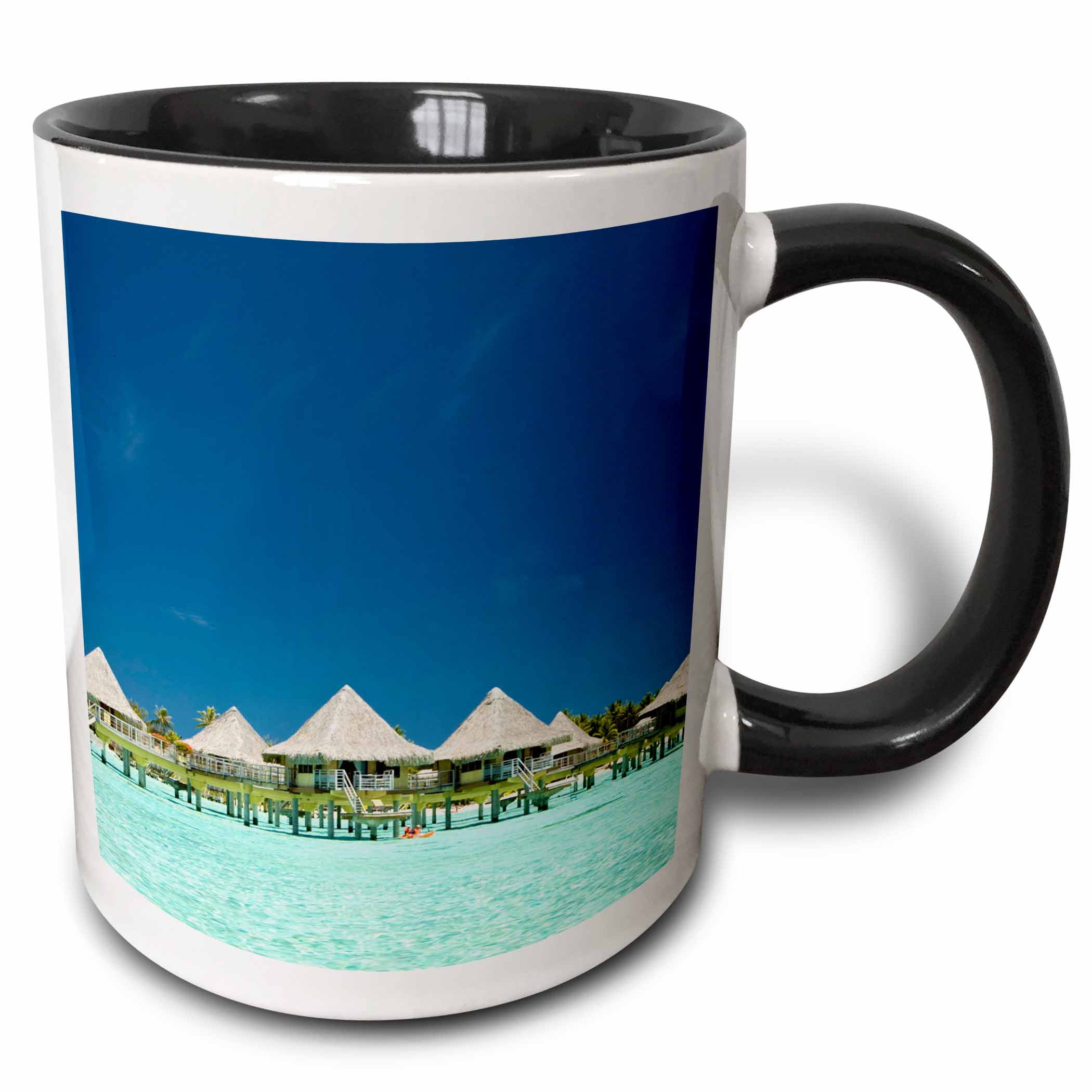 3drose, Huts of Resort, Bora Bora, French Polynesia - Oc13 Mwt0040 ...