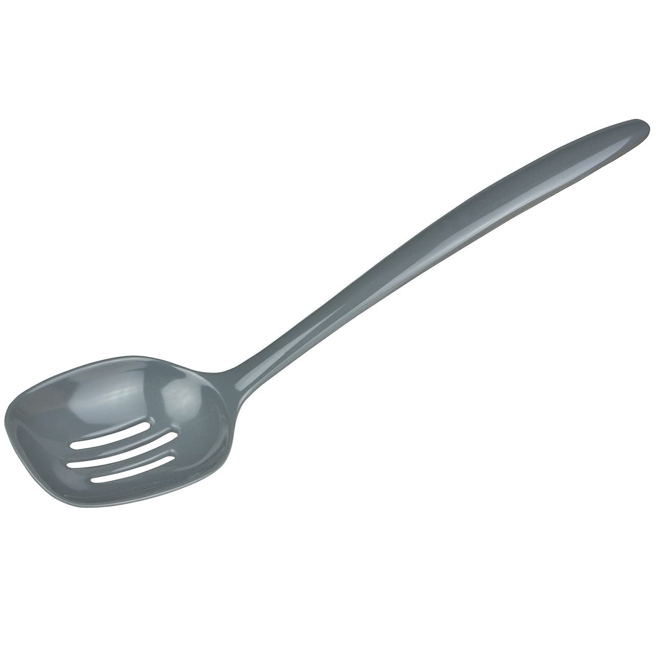 Hutzler 12-Inch Melamine Slotted Cooking Spoon - Gray - Walmart.com