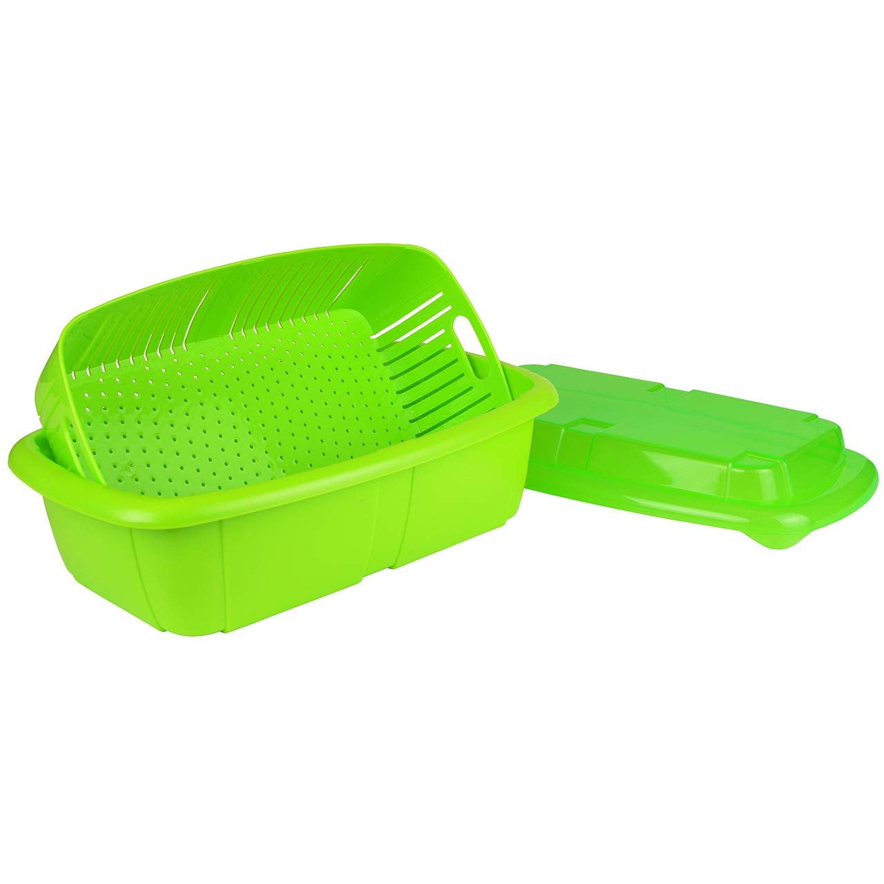 Hutzler 3-in-1 Fruit Saver Basket, Colander and Container, 2 Quarts ...