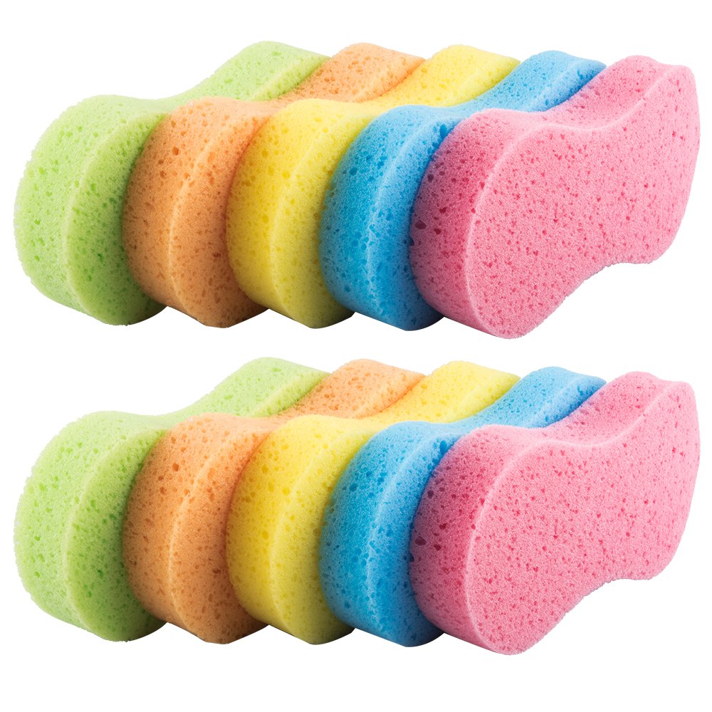 Huvai 20 Pack Car Wash Sponges Multi-Functional Sponge Multi-Color ...