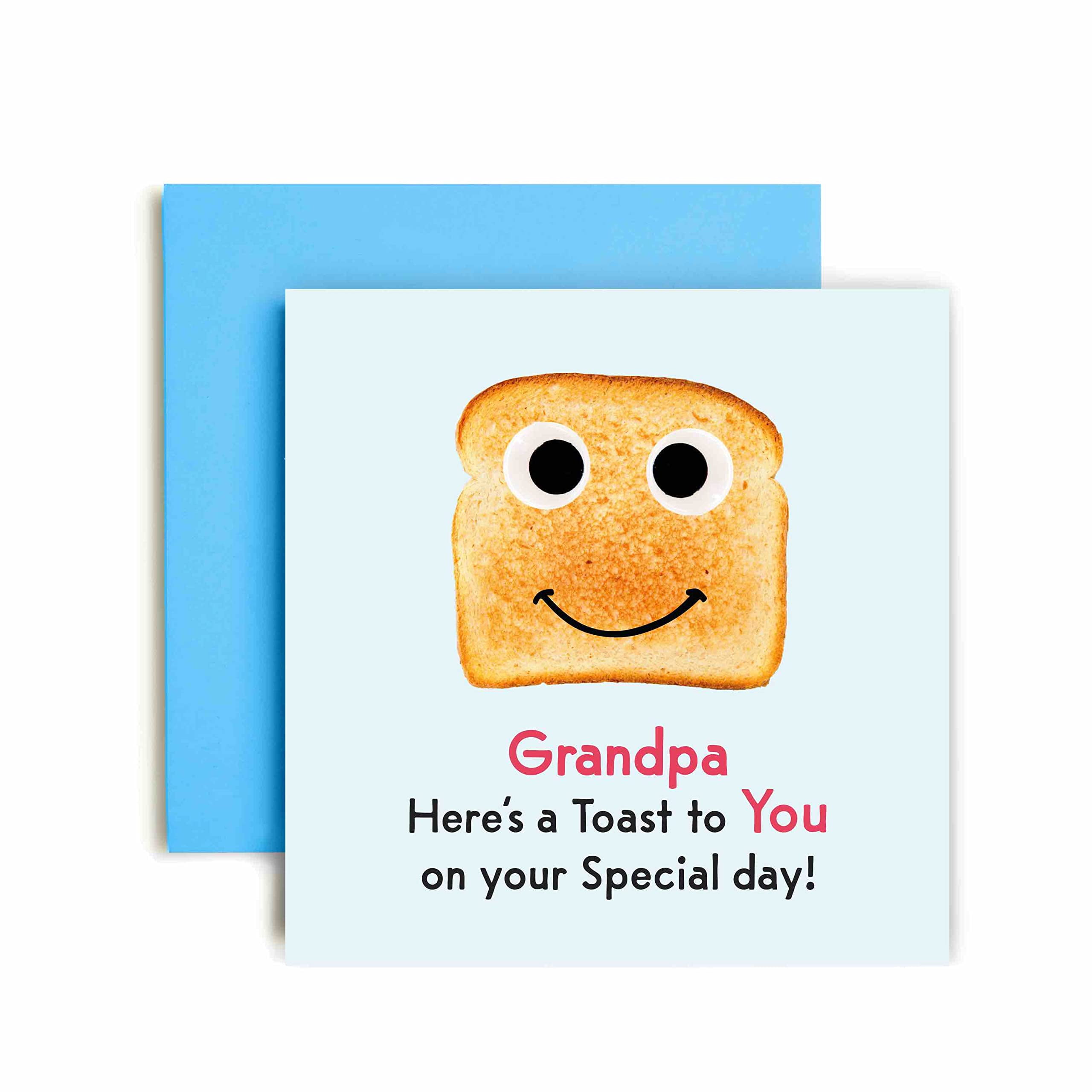 Huxters Birthday Cards for Men â€“ Special Toast to Grandpa Birthday ...