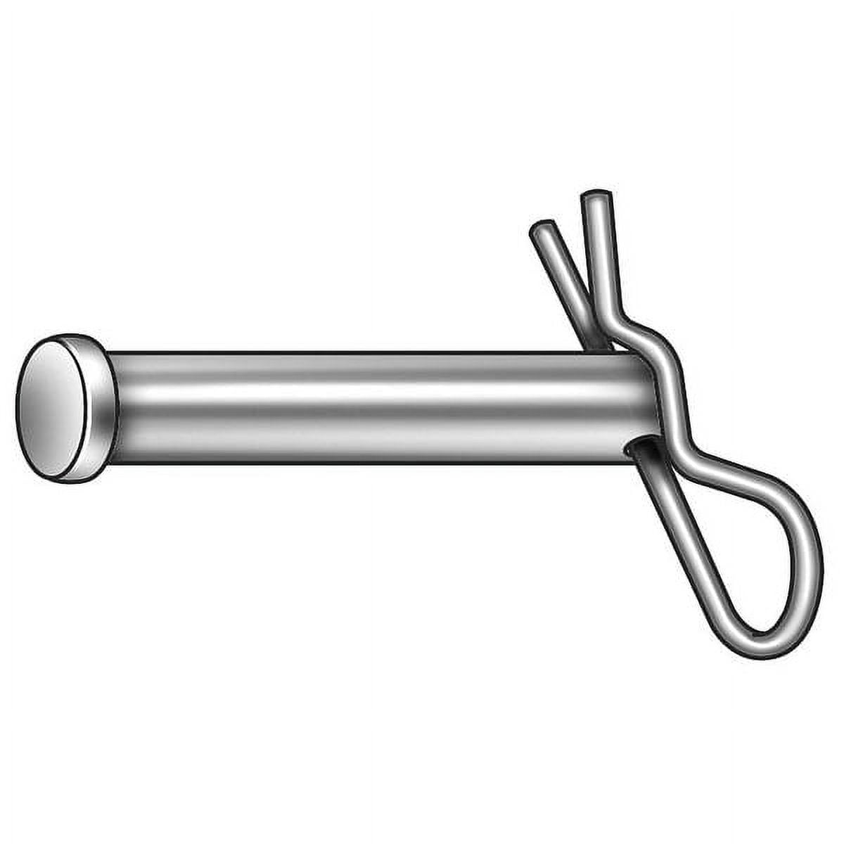 Huyett Clevis Pin W/Hairpin,SS,0.375x1 1/2 In WWGCLPS6BPS6010 - Walmart.com