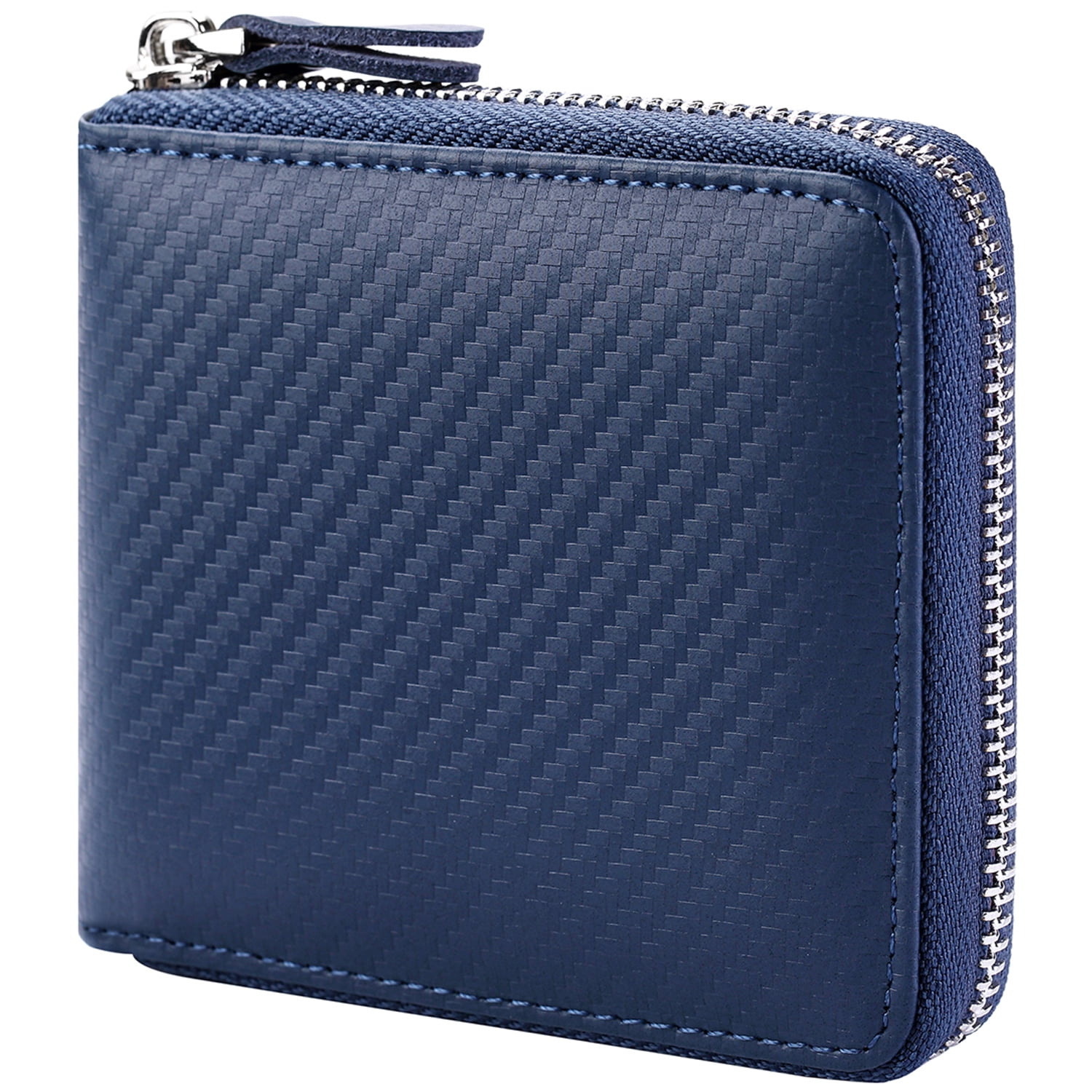 Huztencor Mens Wallet with Zipper Wallets for Men RFID Blocking Leather ...