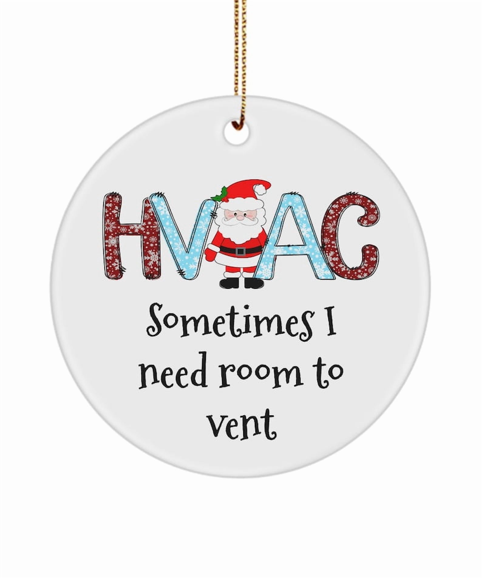 Hvac Christmas Ornament, Hvac Holiday Gift, Hvac Employee Christmas ...