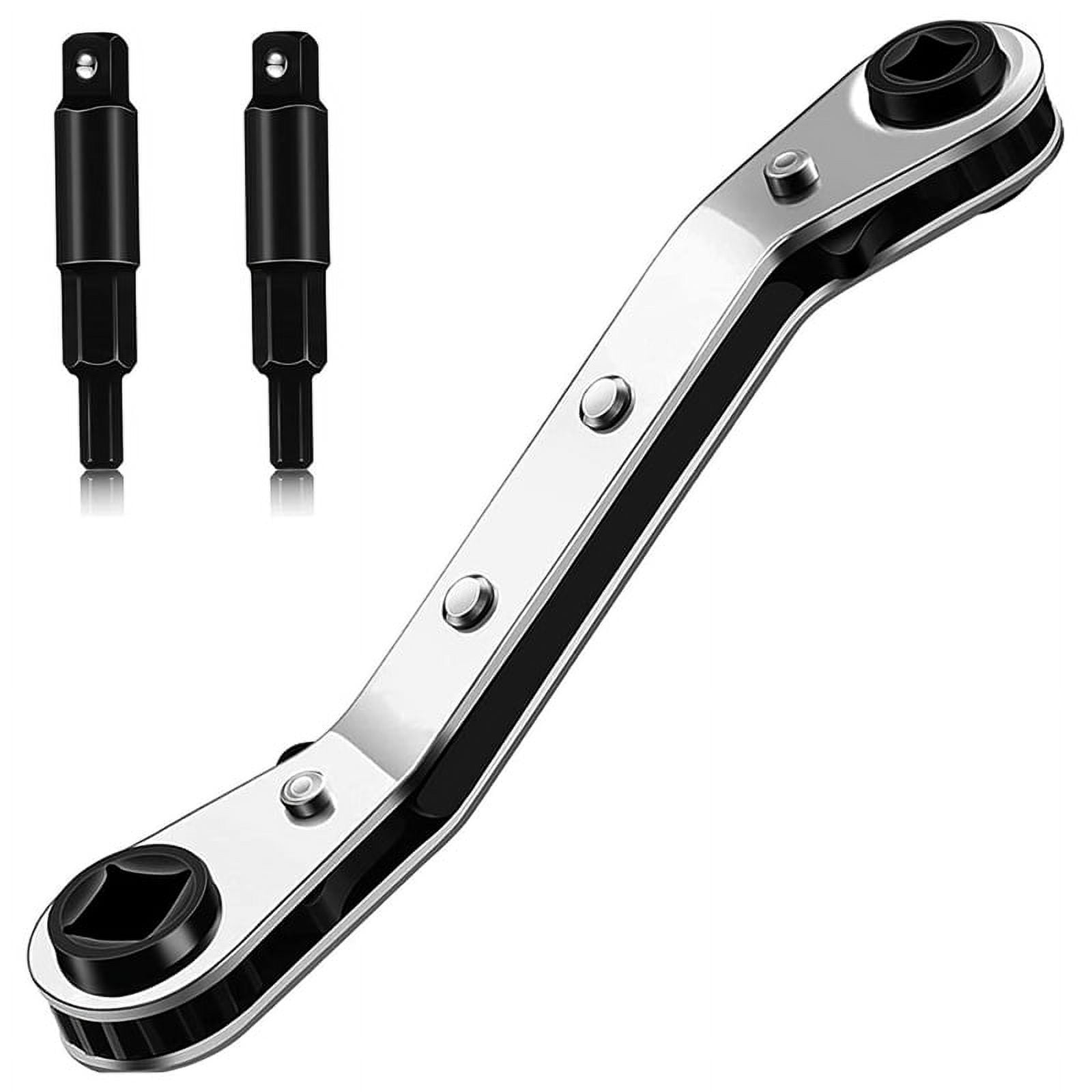 Hvac Service Wrench Tools:Air Conditioner Valve Ratchet Wrench with 2 ...