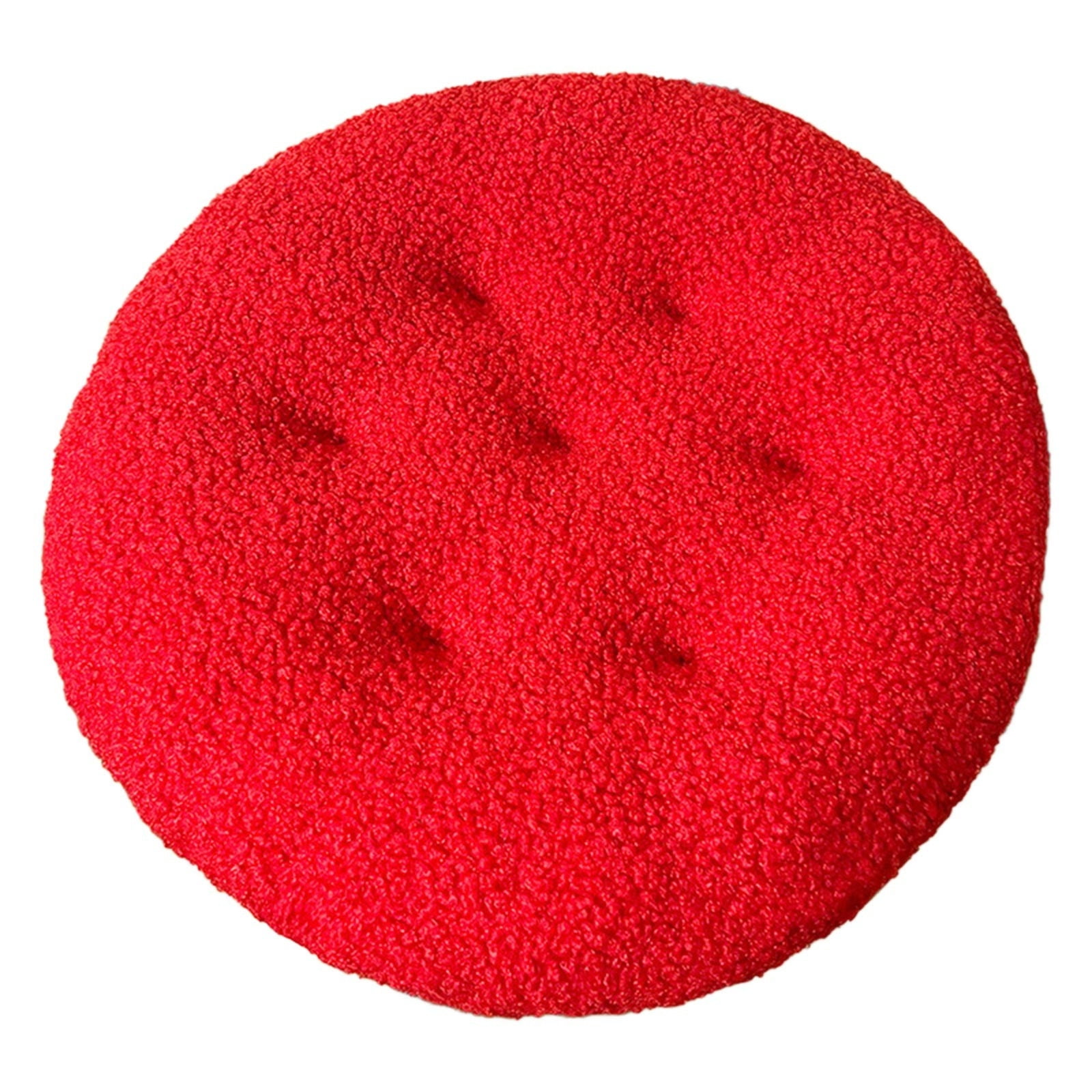 Hvmvliv 18x18in Plush Winter Seat Cushion, Non-Slip Silicone Back ...