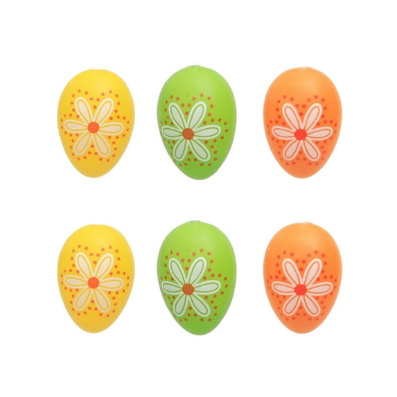 Hvmvliv Easter Eggs Hanging Decoration Set of 6 Plastic Broken Egg ...