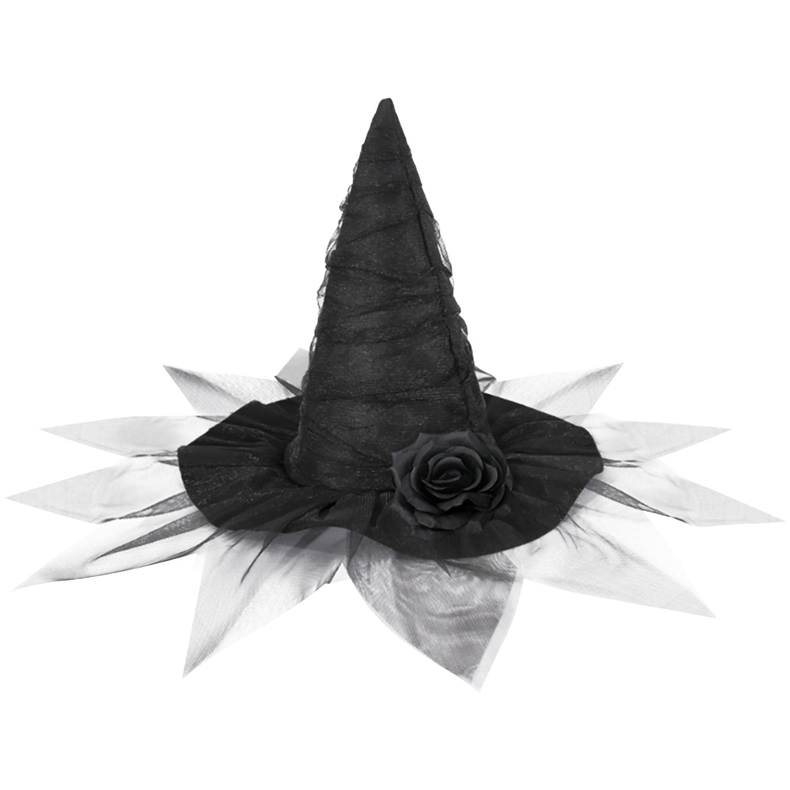 Hvmvliv Halloween Witch Hat for Kids 10in Halloween Baroque Witch Hat ...