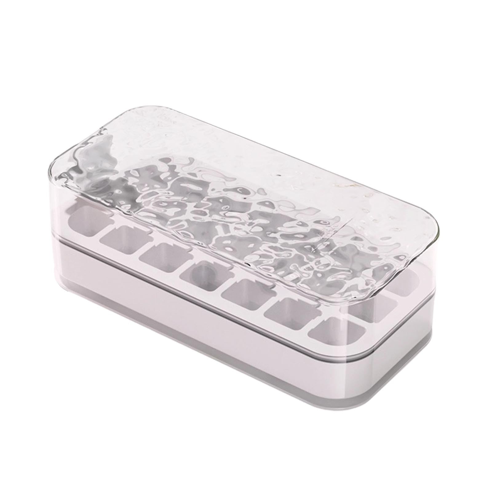 Hvmvliv Ice Molds 21-Compartments Square-Shape Ice Blocks Moulds Food ...