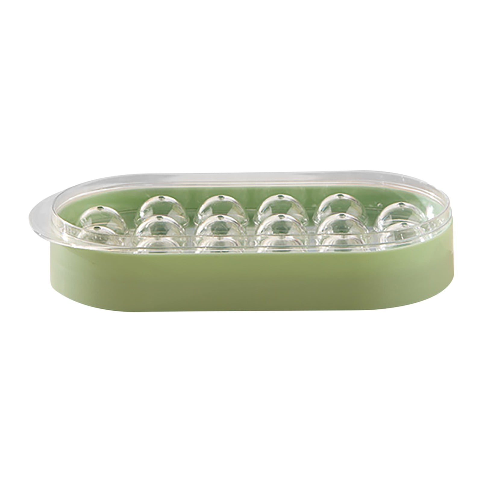 Hvmvliv Ice Trays 16-Compartments Round-Shape Ice Cubes Trays, Ice ...