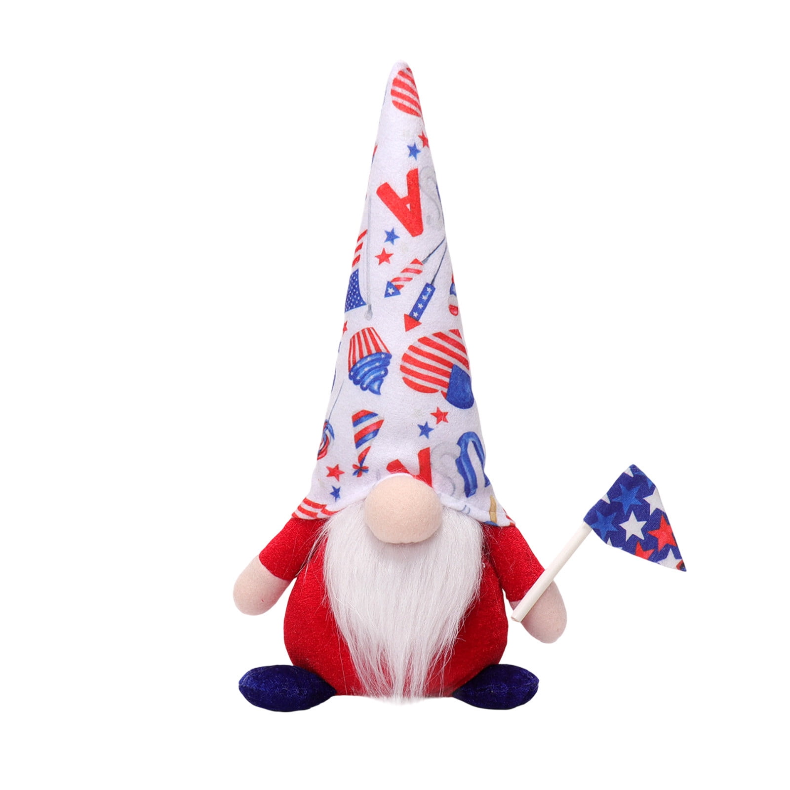 Hvmvliv July 4th Gnomes 30x16x11cm Independence Day Gnome Decor Festive ...