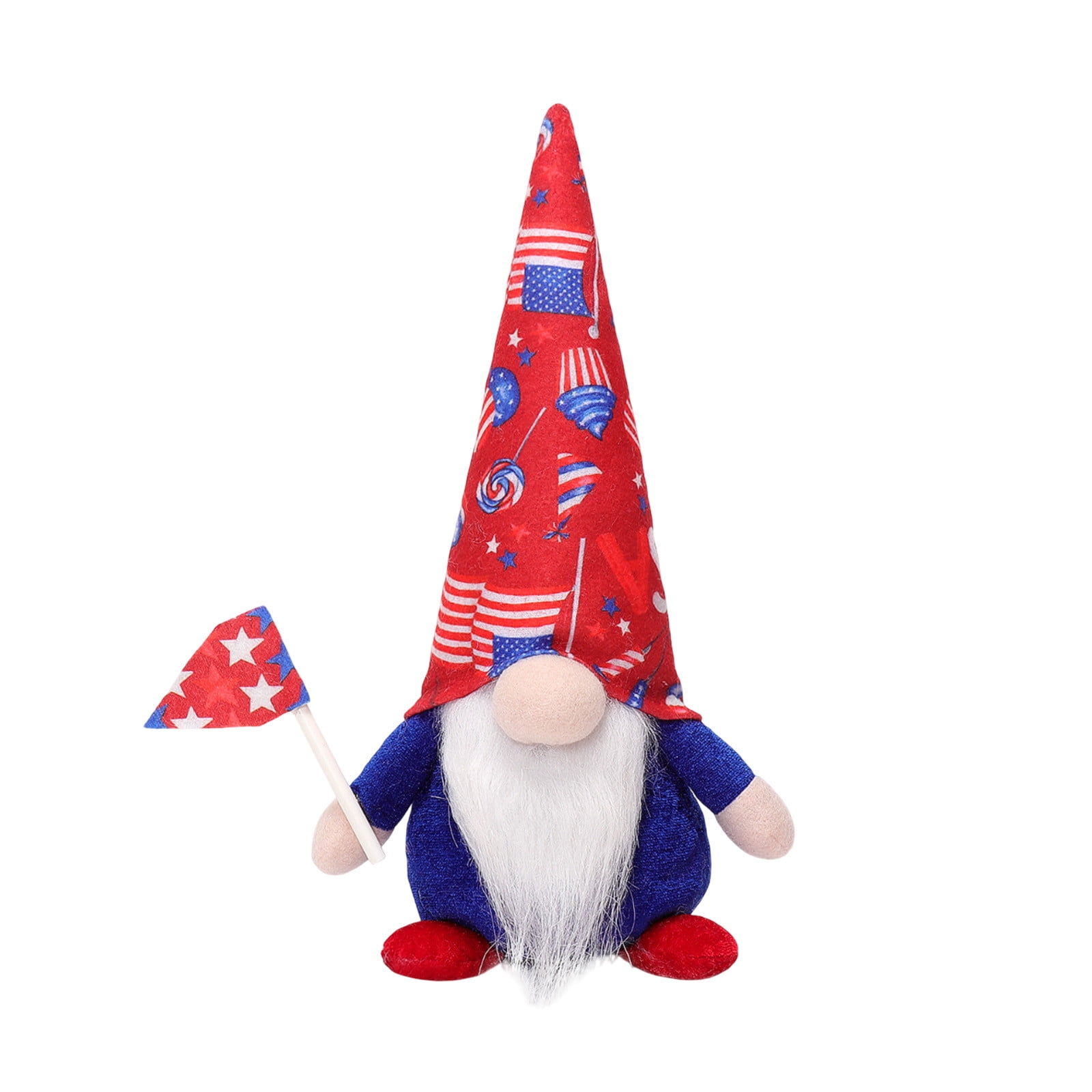 Hvmvliv July 4th Gnomes 30x16x11cm Independence Day Gnome Decor Festive ...