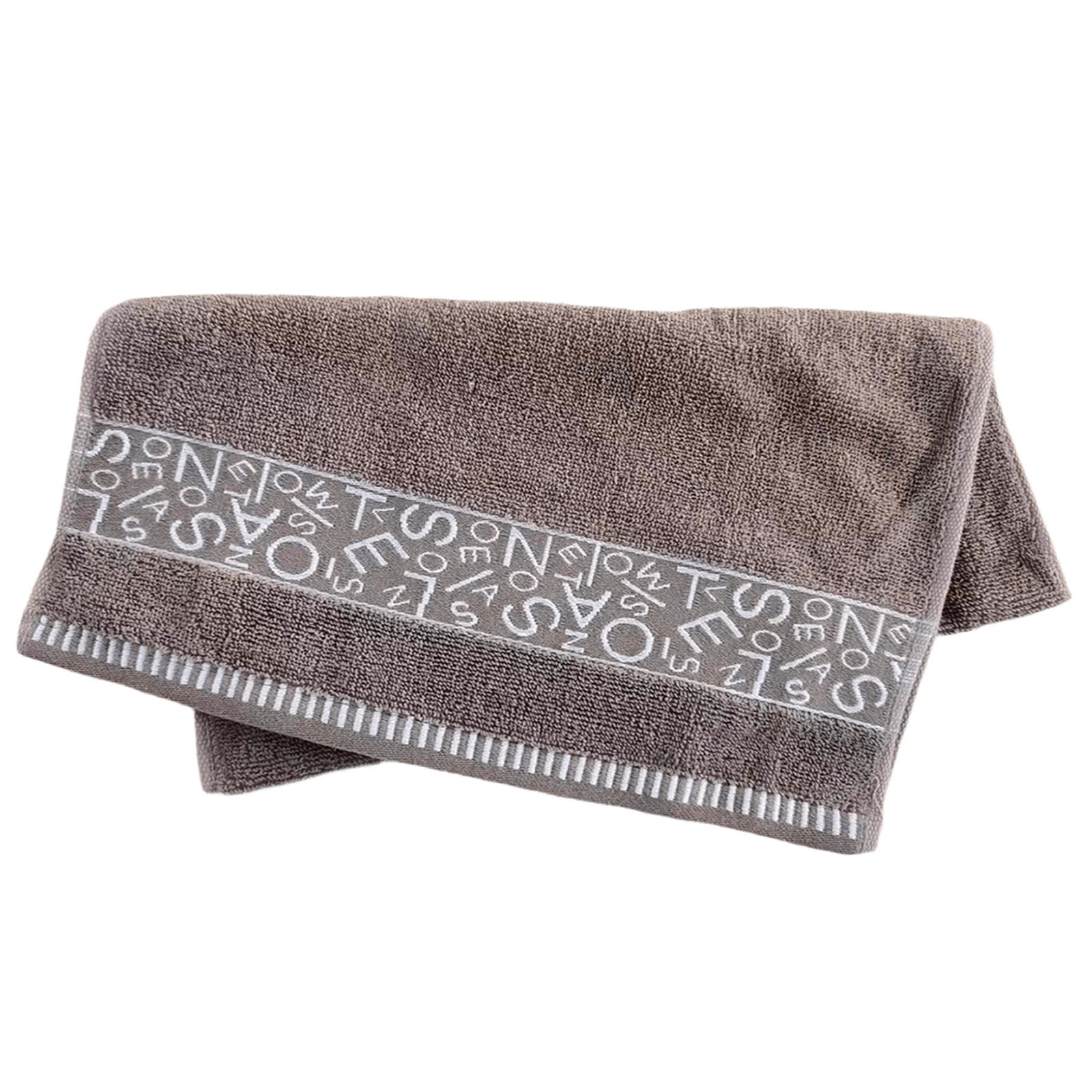 Hvmvliv Small Bath Towels Soft Towel With Letters Thick Towel That ...
