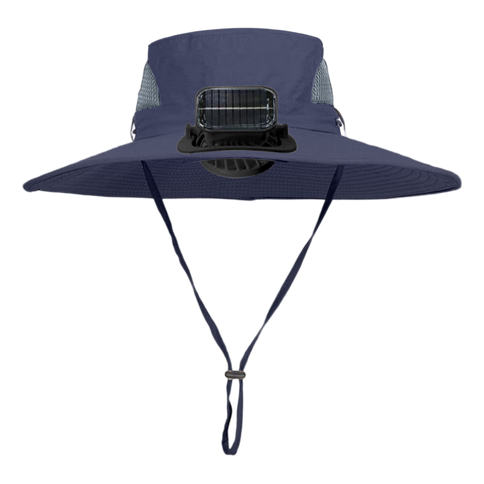 Hvmvliv Solar Fan Hat Wide Brims Solar Fan Hat for Kids Adjustable Rope ...