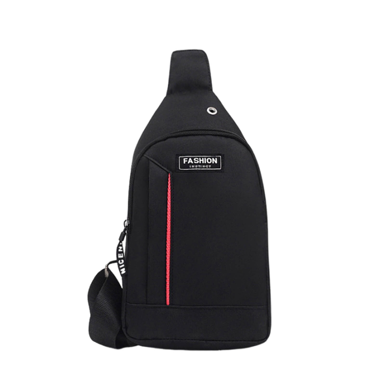 Hvmvliv Strap Bag Crossbody Backpack with Headphone Hole, Hiking ...
