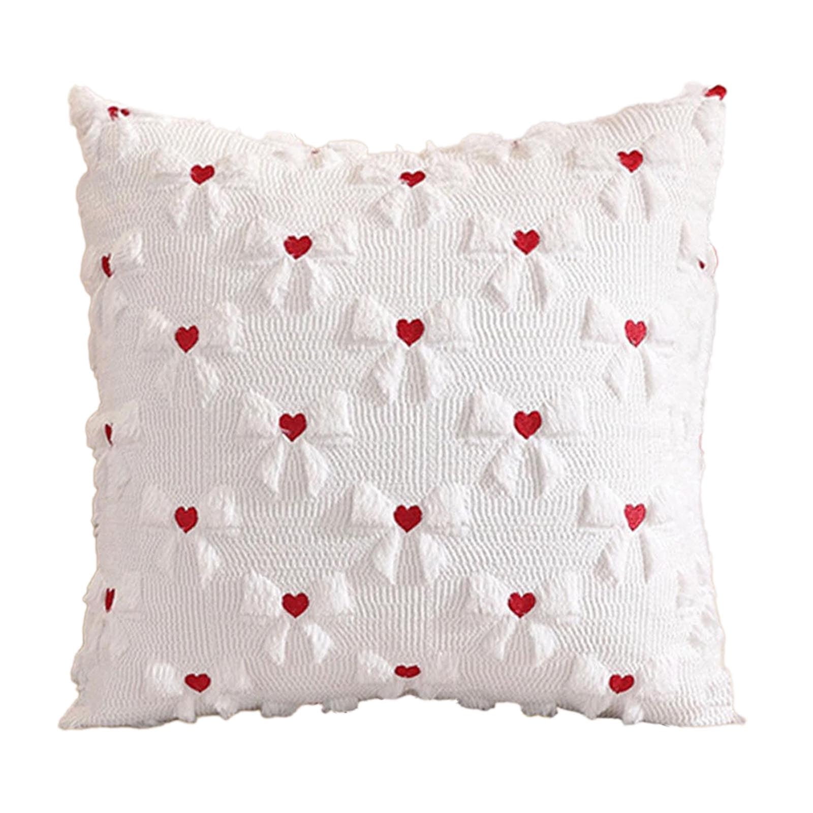 Hvmvliv Valentine's Day Canvas Pillowcase 45x45cm, Romantic Design ...