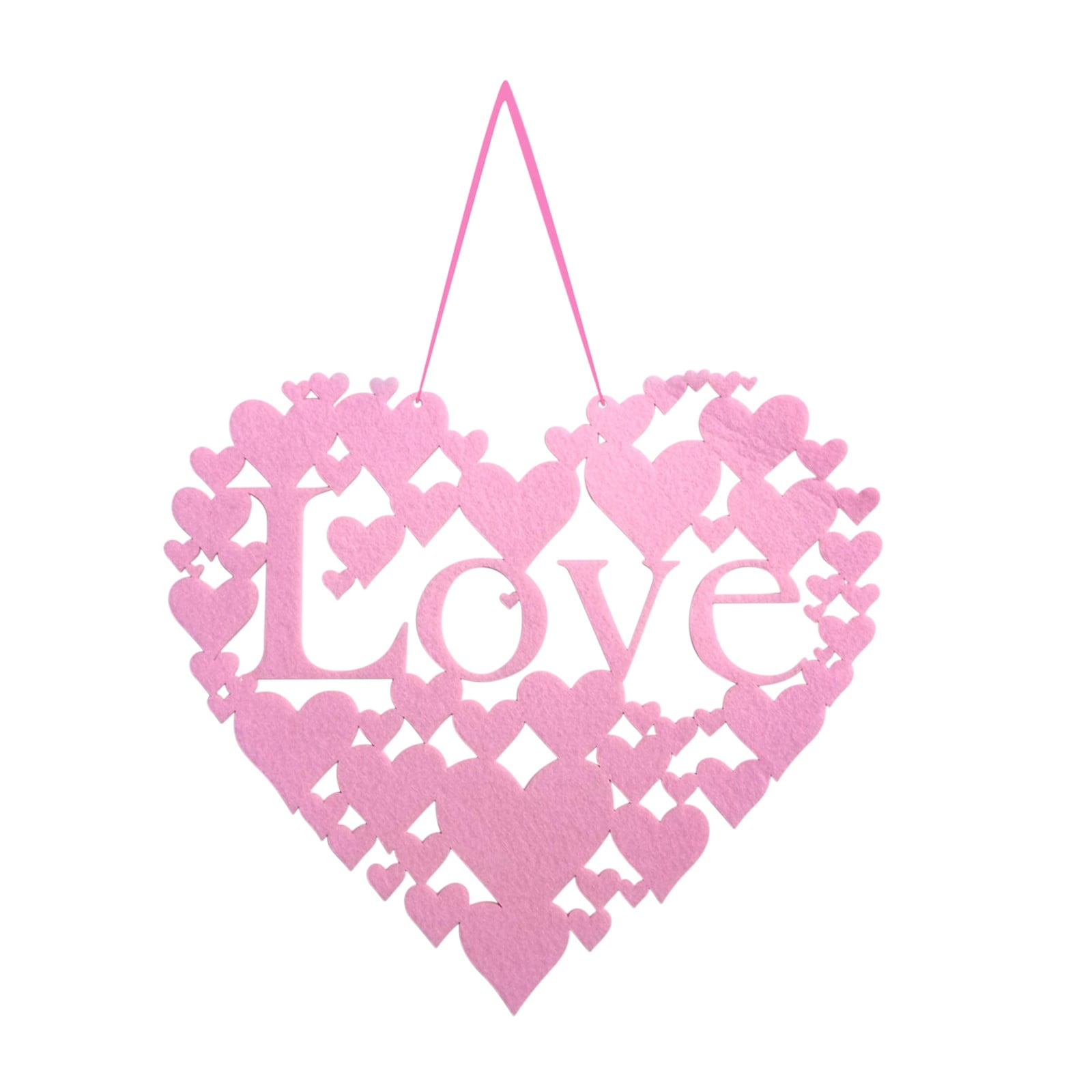 Hvmvliv Valentine's Day Non-Woven Fabric Decor Pendant Adorable Festive ...