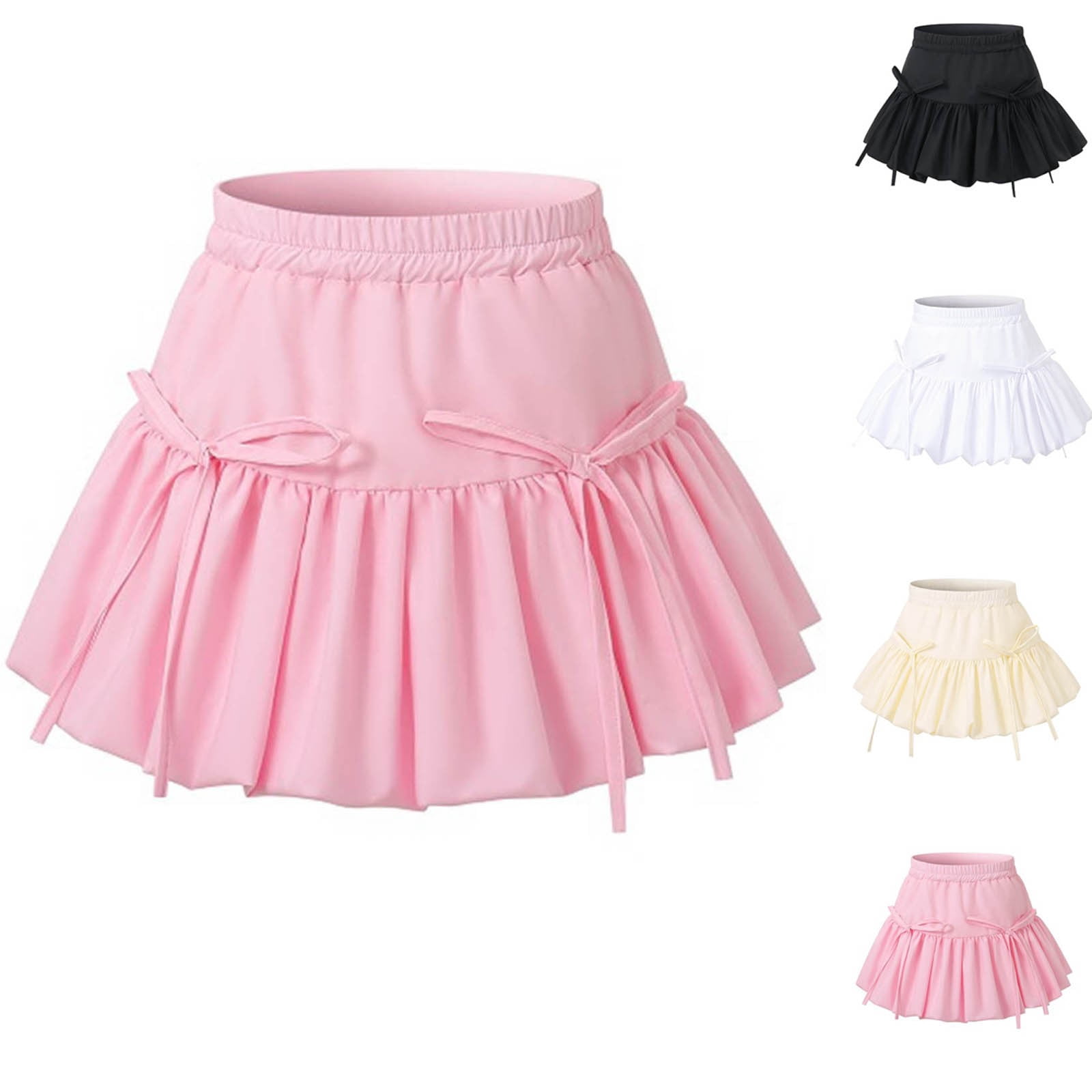 Hvobtty Girls' Cake Short Skirts, Toddler Half Skirts, Girl's Bow Tie ...