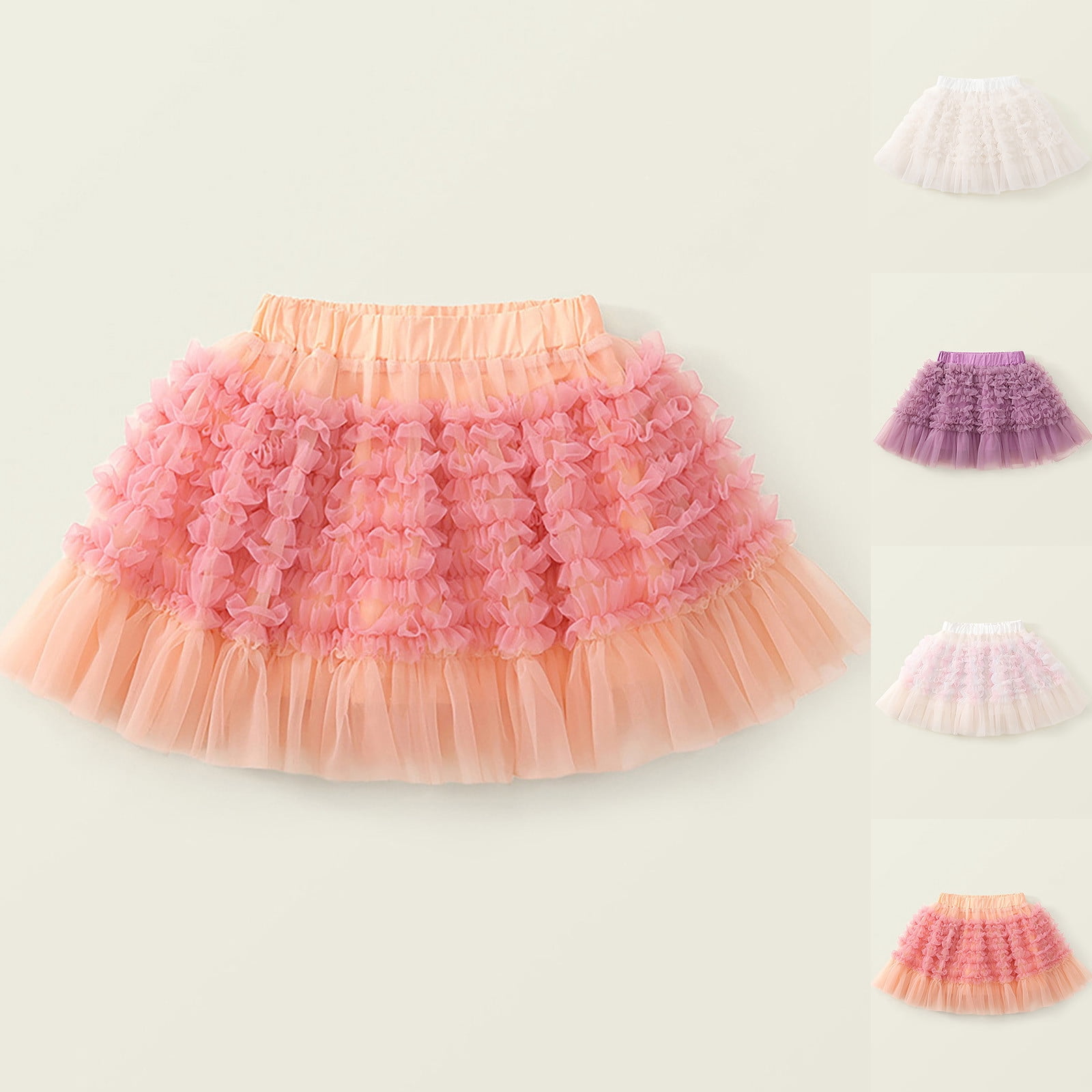Hvobtty Girls' Cake Short Skirts, Toddler Half Skirts, Girls' Fashion ...