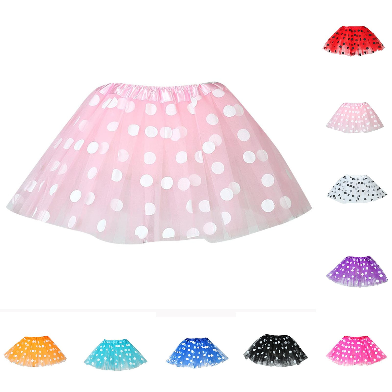 Hvobtty Girls' Princess Short Skirts, Toddler Half Skirts, Fashionable ...
