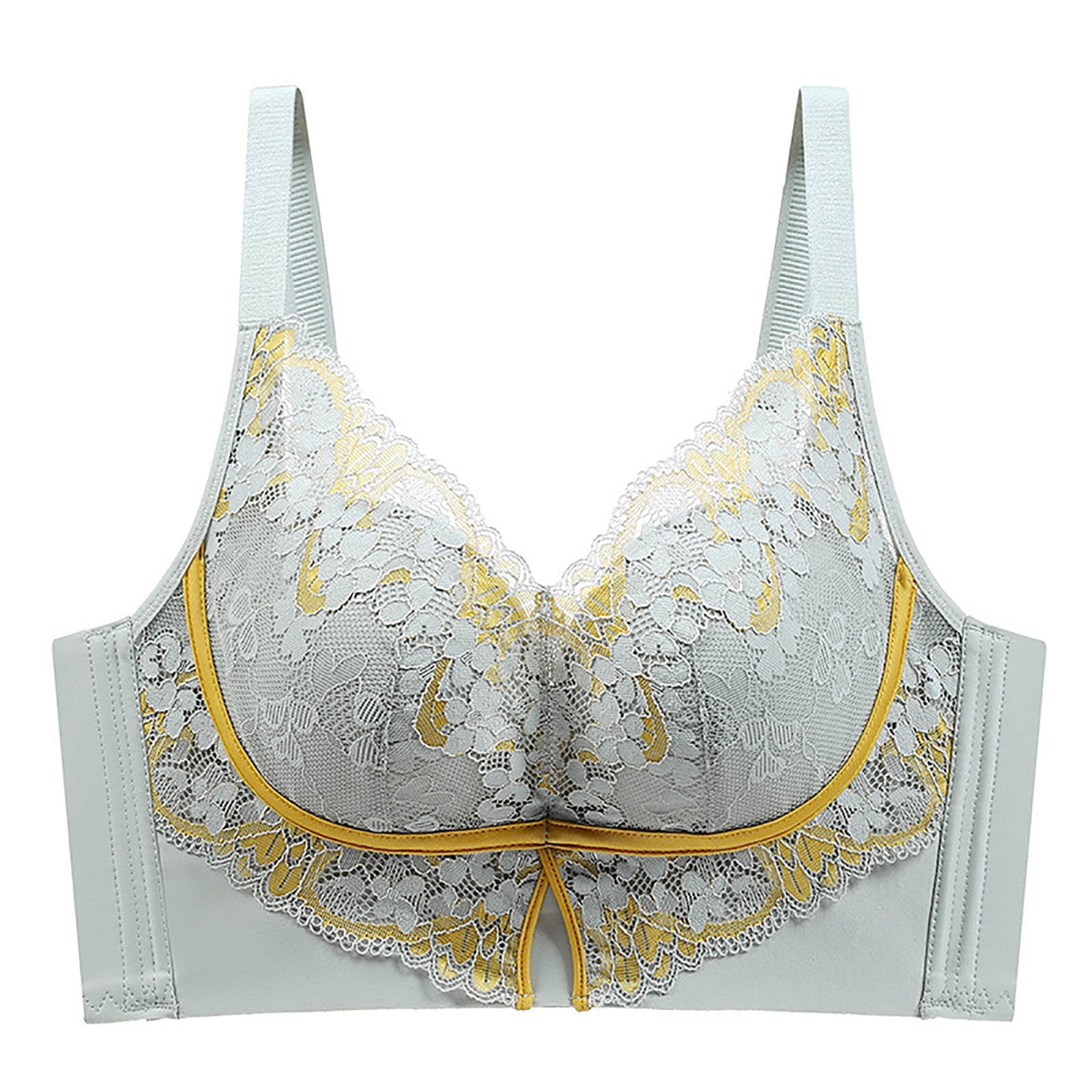 Hvot&aat Ladies Lace Bralettes Adjustment Lift Bra No Underwire Full ...