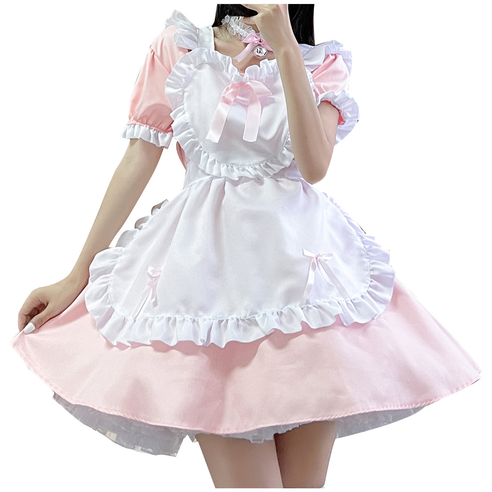 Hvot&aat Maid Outfit Halloween French Maid Dress Cosplay Anime Costume ...