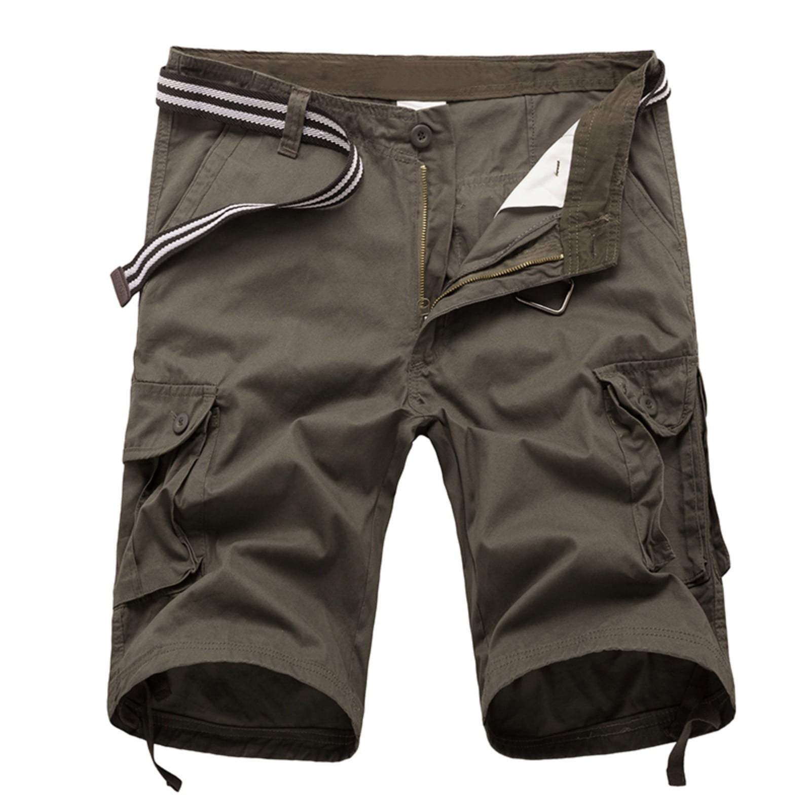 Hvot&aat Men's Multi-pocket Outdoor Shorts Button And Zipper Sports ...