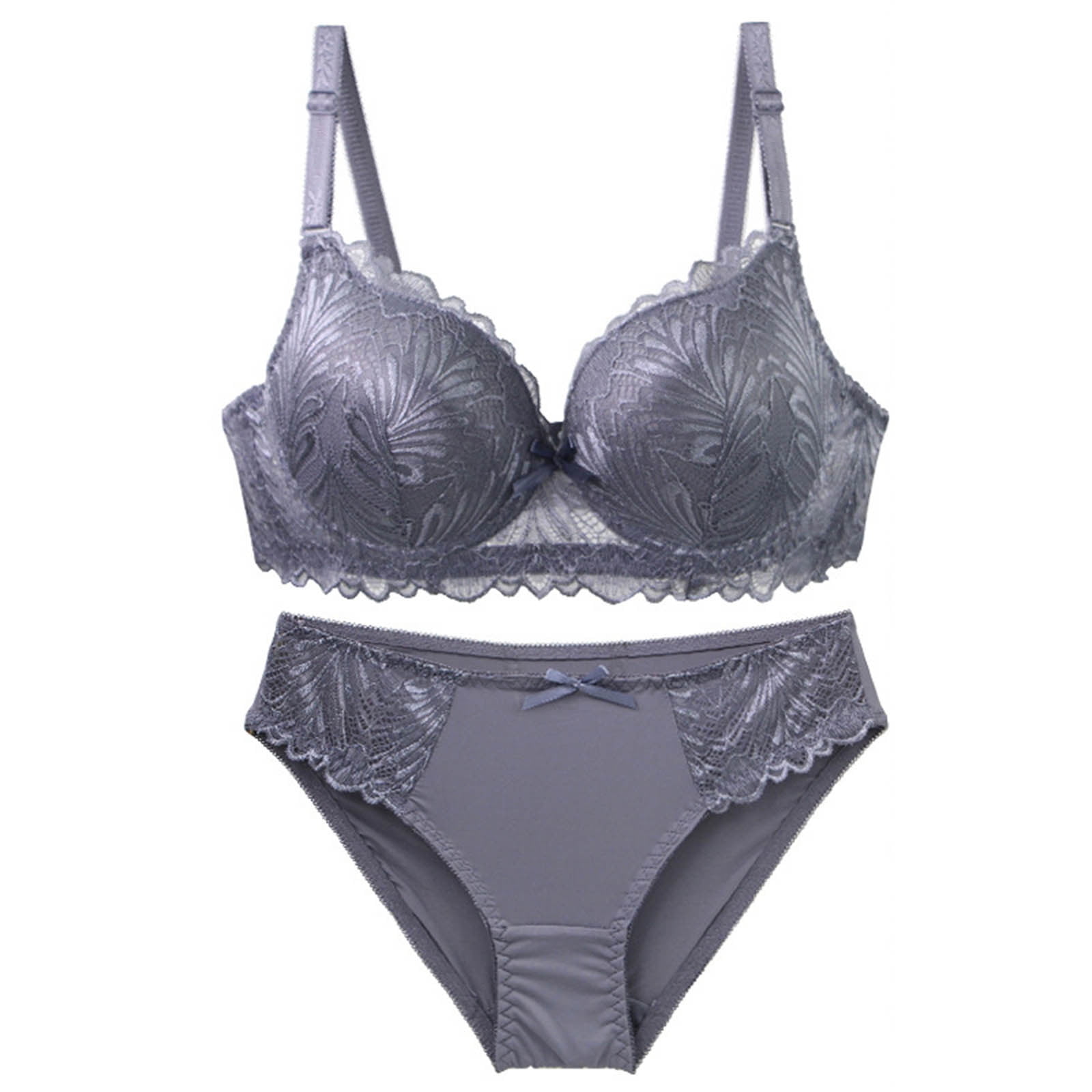 Hvot&aat Women's Solid Color Floral Lace Underwear Full Coverage ...