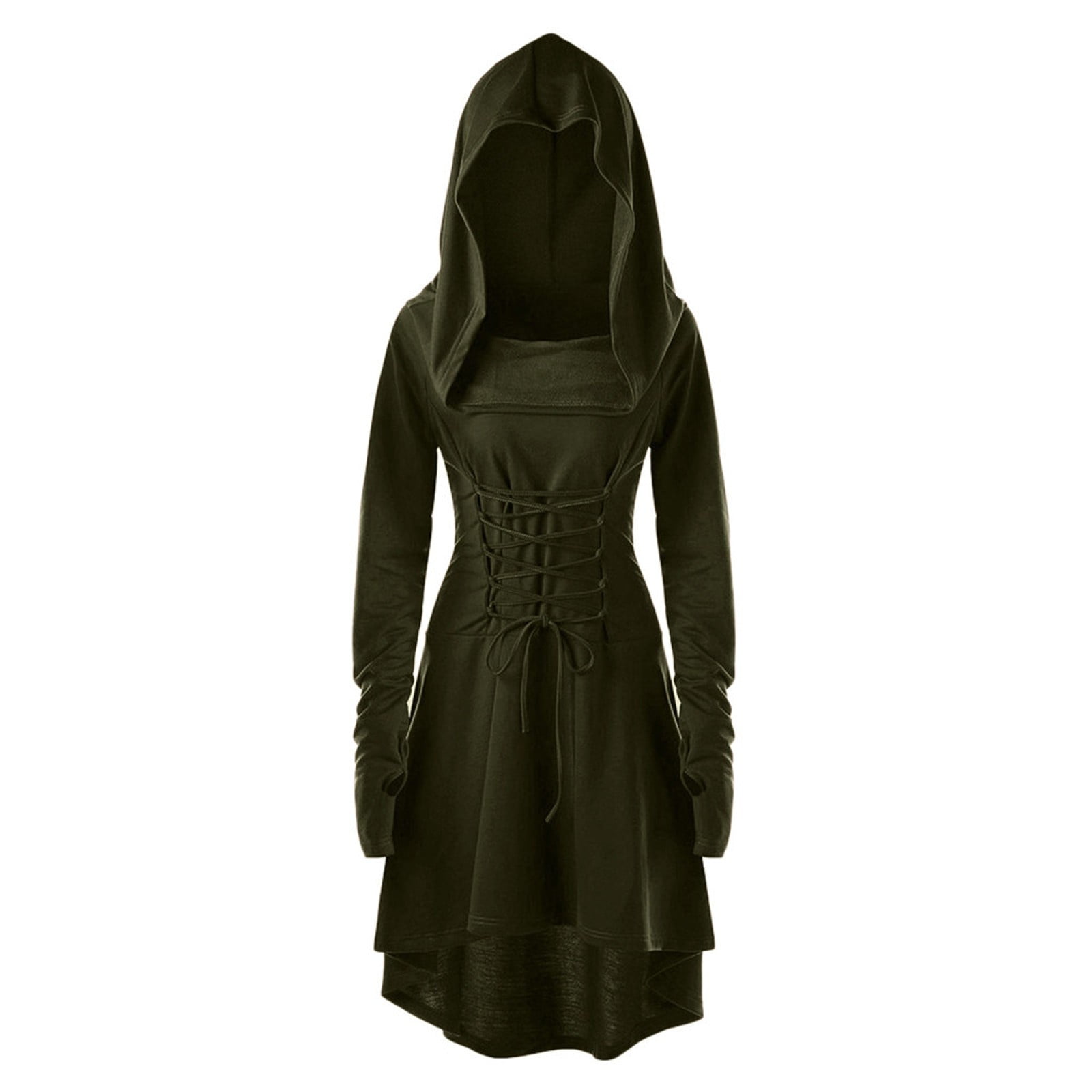 Hvot&aat Womens Renaissance Halloween Costume Medieval Vintage Lace-Up ...