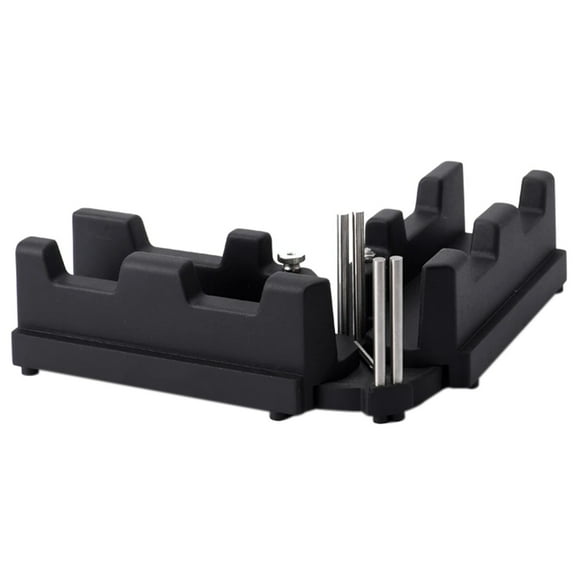 4-Piece Miter Box and Saw Set, 2.68 × 12-Inch Mitre Box with 3 Mitre ...