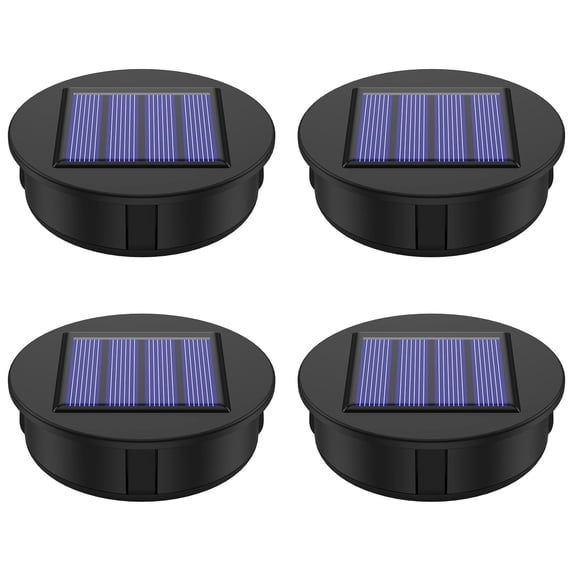 Hvxrjkn 4Pcs Solar Light Replacement Top 1.2V IP65 Waterproof LED Solar ...