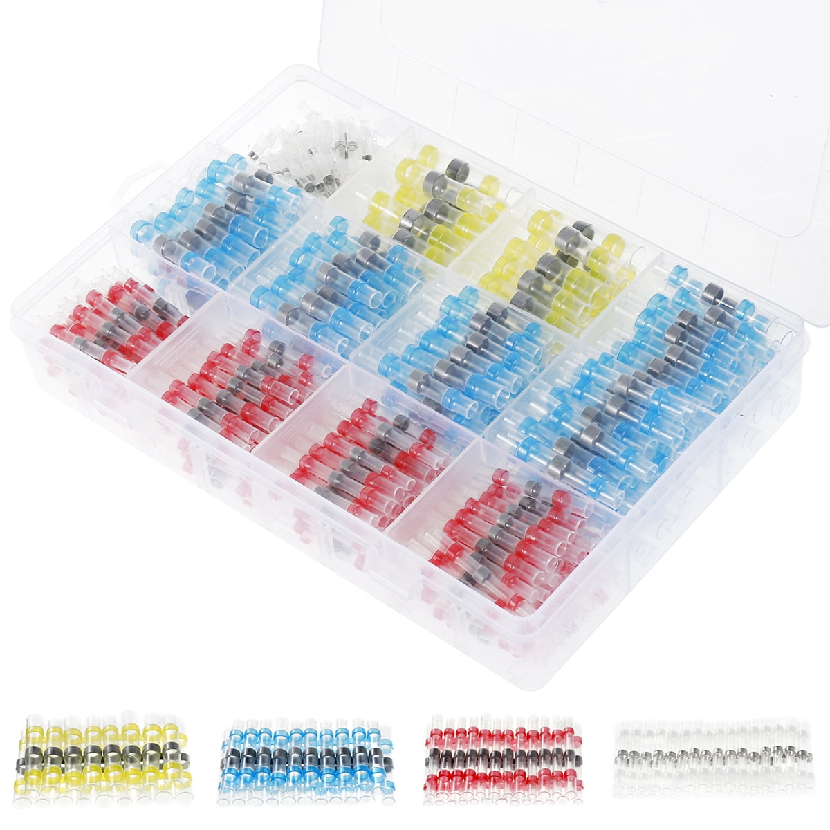 Hvxrjkn 500Pcs Solder Seal Wire Connector Waterproof Heat Shrink Butt ...