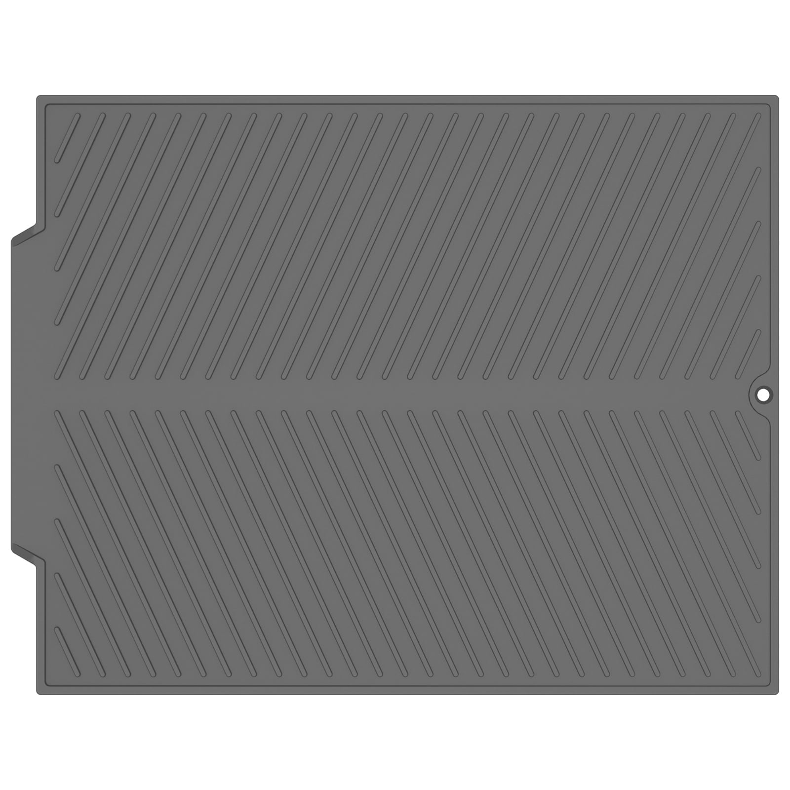 Hvxrjkn Silicone Dish Drying Mat, 43x33cm, Multi-Functional Kitchen ...