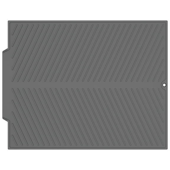 Silicone Sink Drying Pad | Anti-Slip Dish Drying Rack with Slope Guide ...