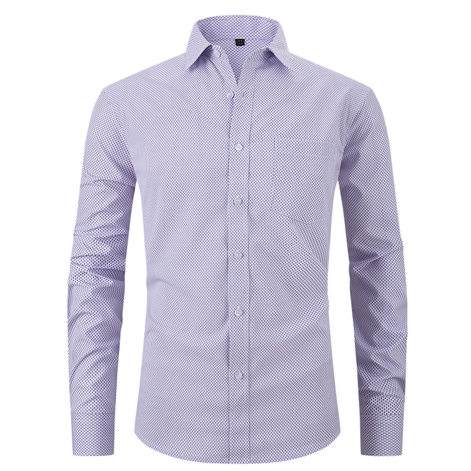 Hvyesh Dress Shirt for Men Slim Fit Long Sleeve Shirt Business Casual ...