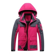 Ozark Trail Rain Jacket, Unisex, Blue Cove, M-L, Long Sleeve ...