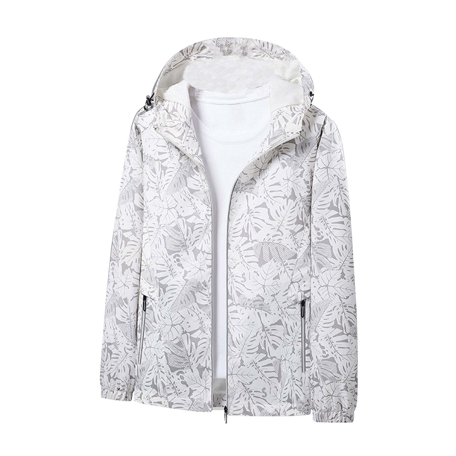 Hvyesh Fall Deals Rain Coats 2023 Windbreaker Jacket for Women Hooded ...