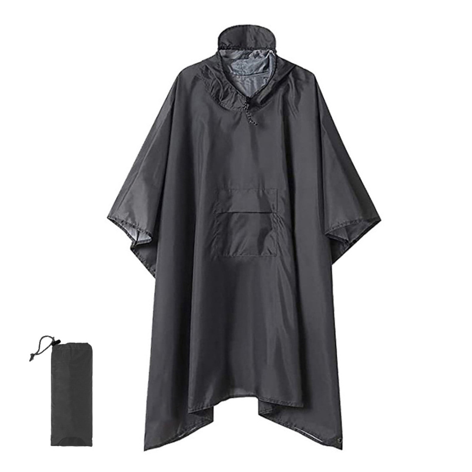 Hvyesh Hooded Rain Poncho for Adult,Mens Womens Gothic Shawl Wrap Cape ...