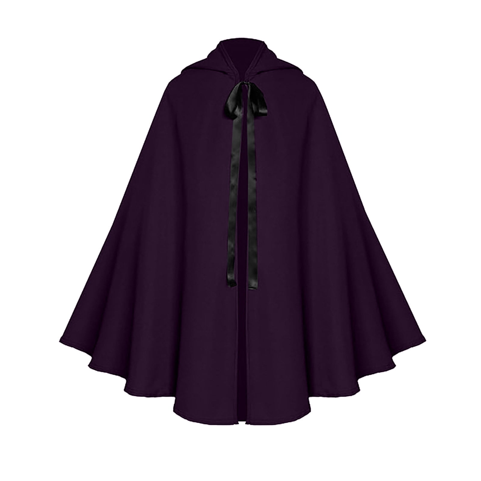 Hvyesh Hooded Renaissance Cloak for Men Women Medieval Victorian Cape ...