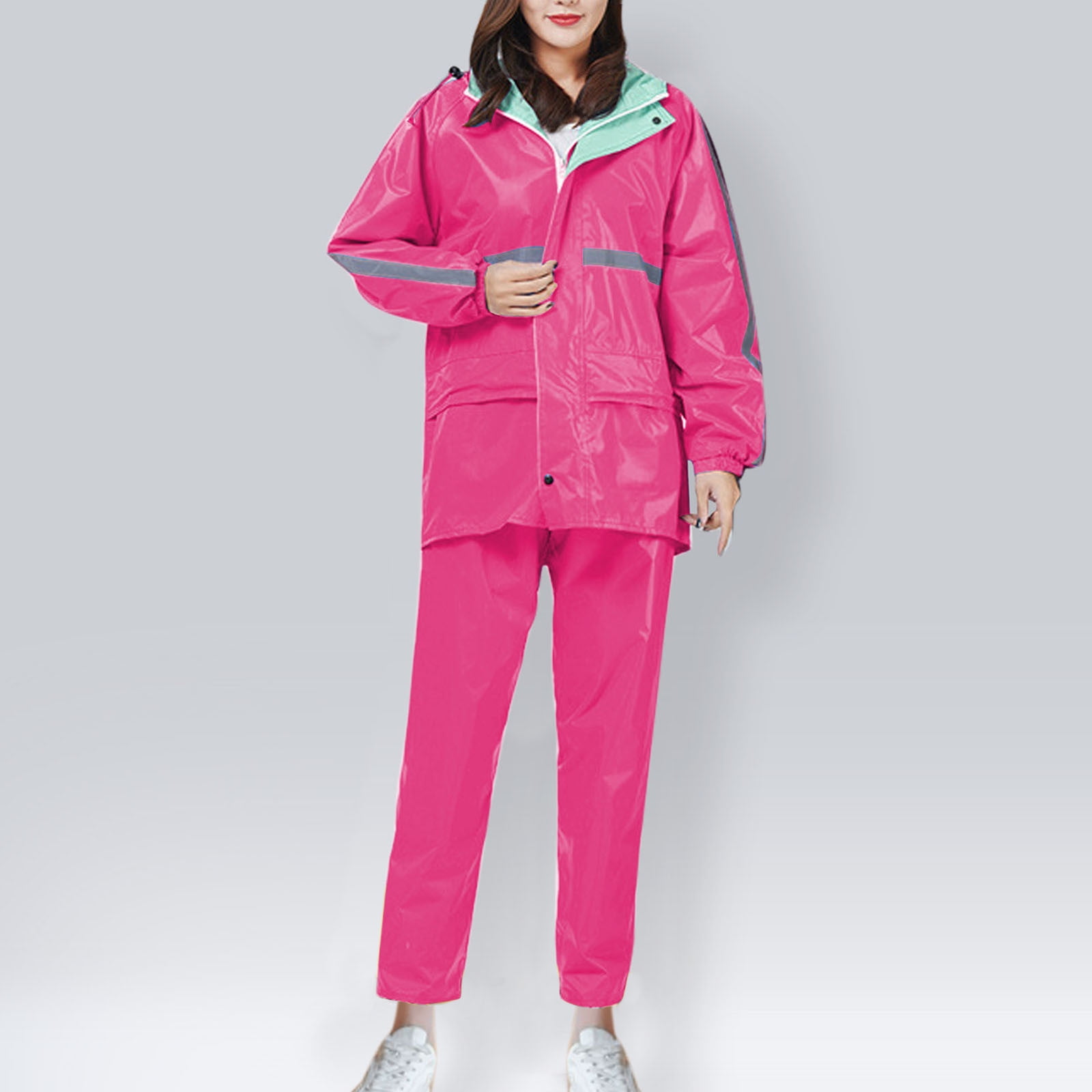 Hvyesh Men Women Classic Rain Suits Breathable Rain Gear for Waterproof ...