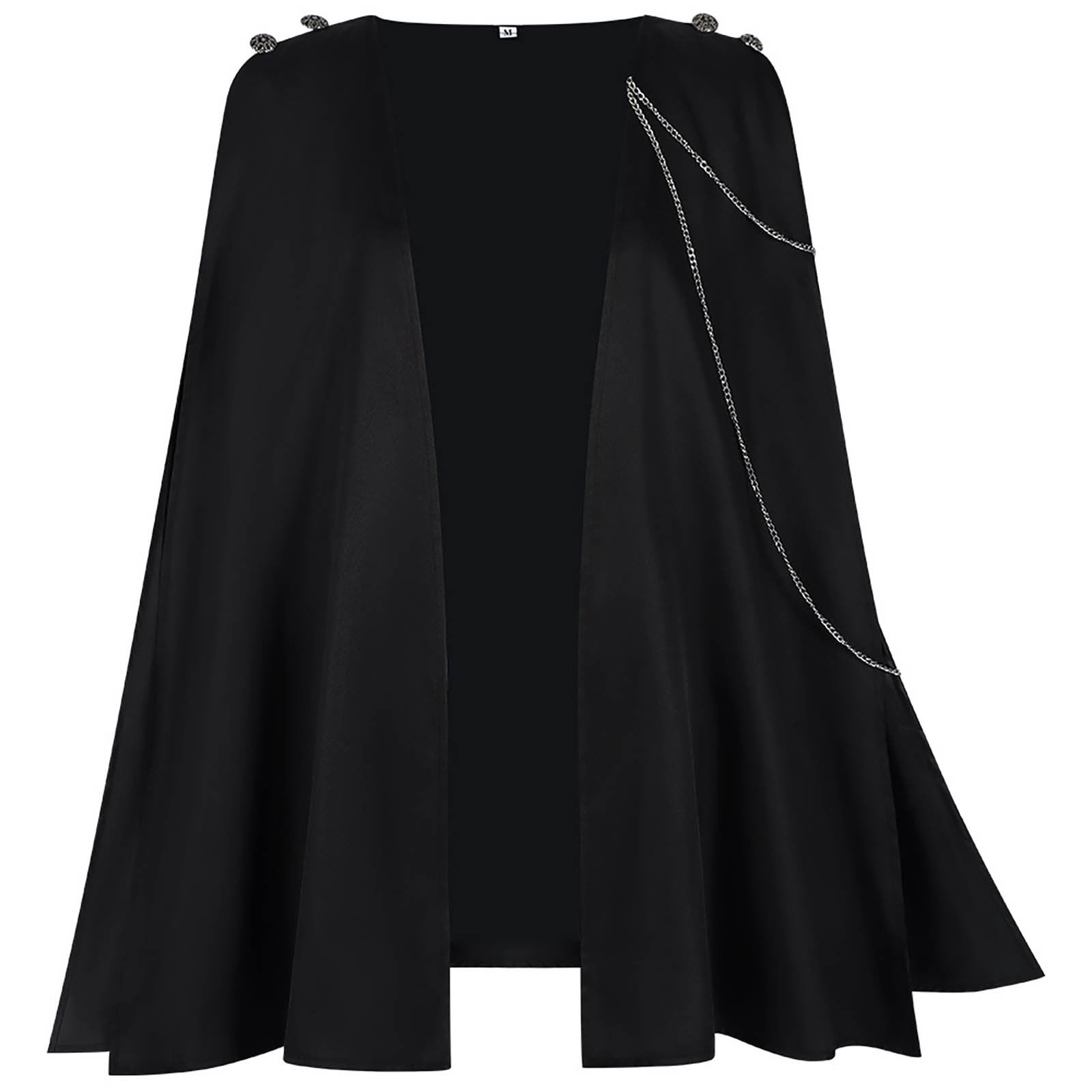 Hvyesh Men's Medieval Cape Renaissance Cape Women Men Renaissance Cloak ...