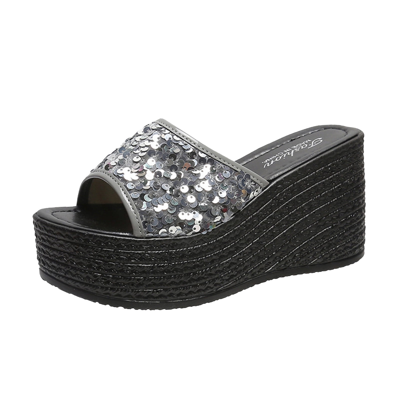 Hvyesh Platform Sandals for Women - Soft Memory Foam Padded Platform ...