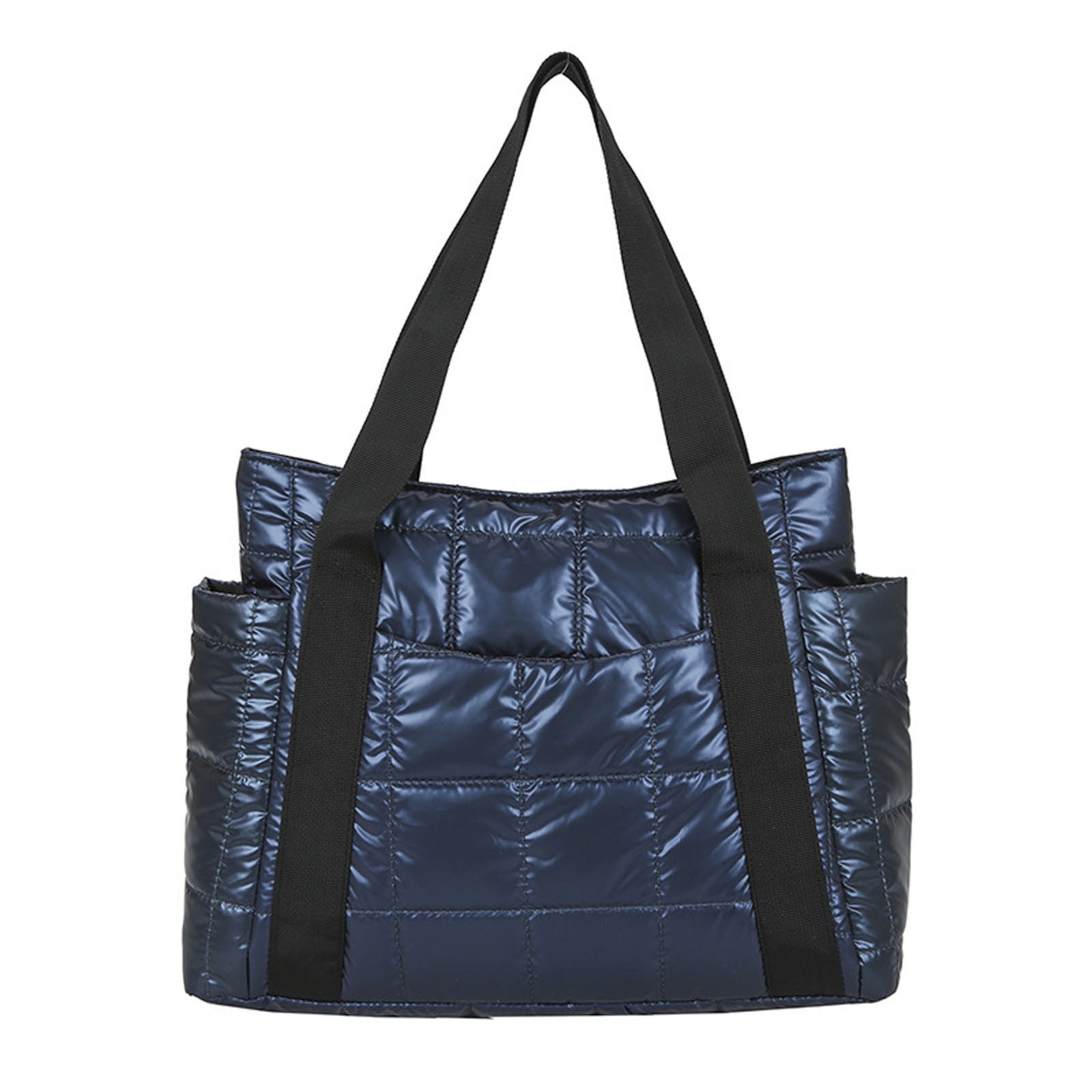 Hvyesh Quilted Tote Bag Large Quilted Carryall Puffer Shoulder Bag ...