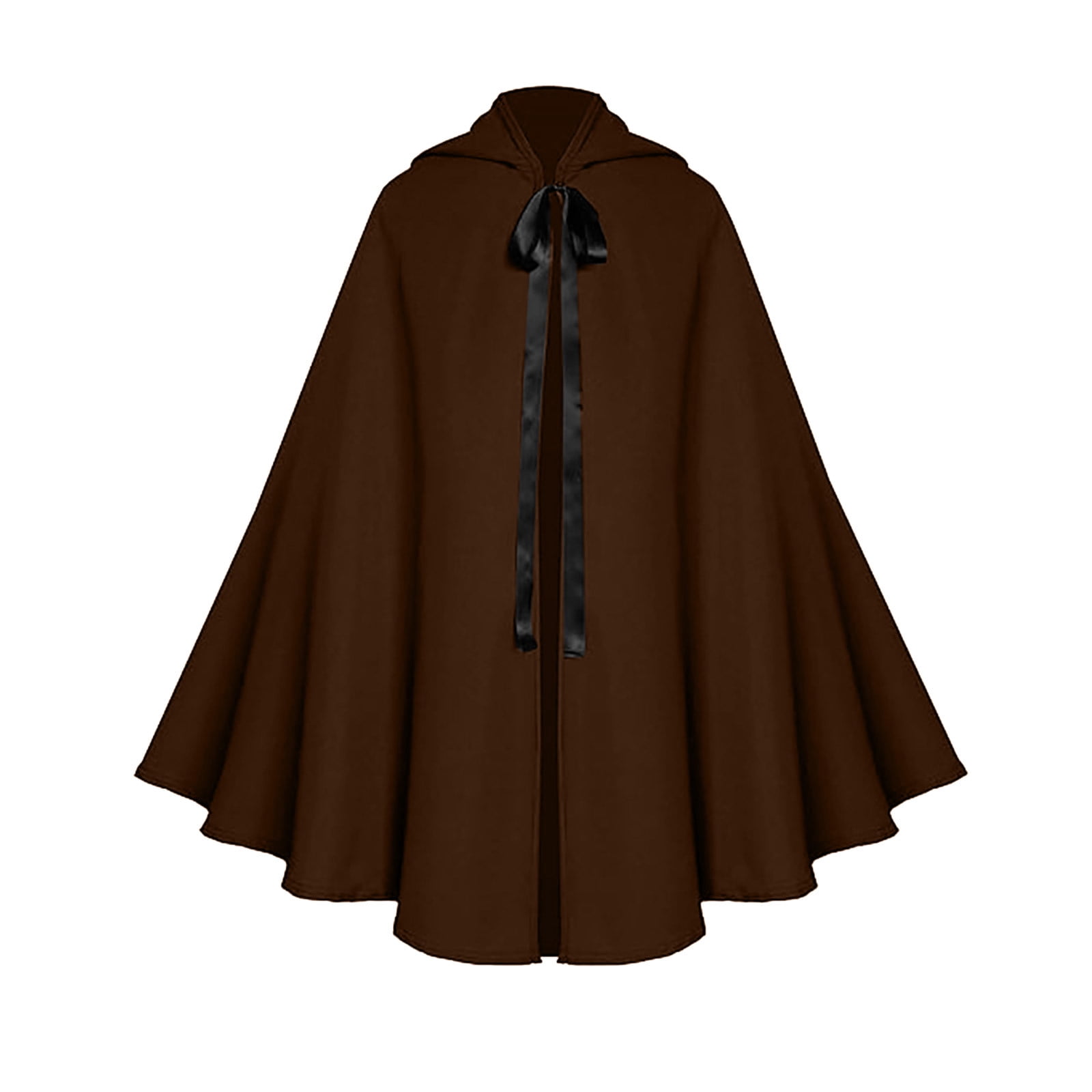 Hvyesh Renaissance Hooded Cloak Men Women Medieval Cape with Hood ...