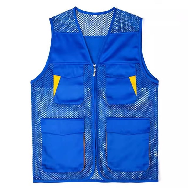 Hvyesh Safety Vest,Work Vest Multi-Pockets Zipper Unisex Work Vest ...